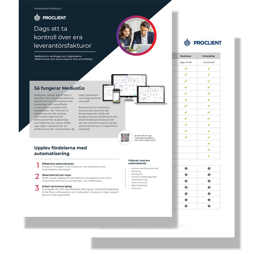 MediusGo - Proclient System AB